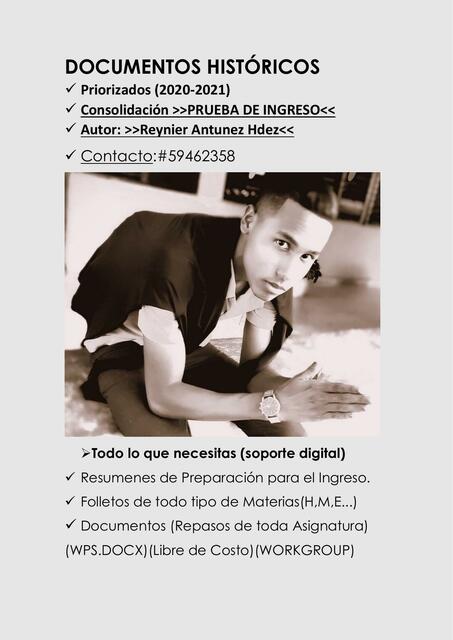 Documentos Históricos | Reynier Antunes Hdez | uDocz
