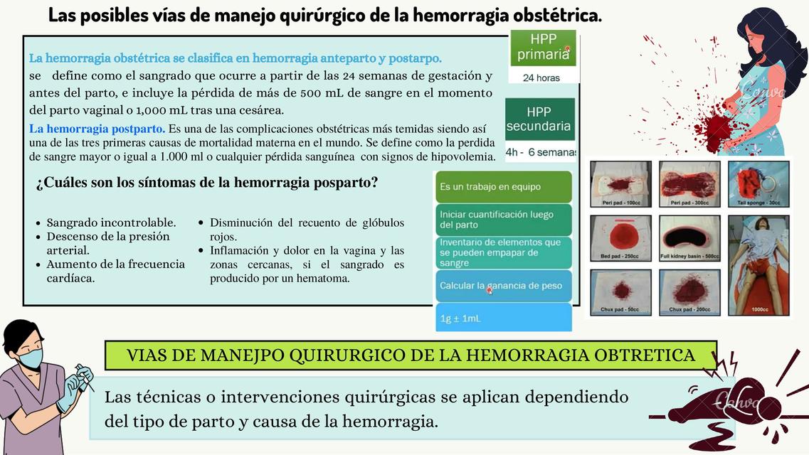 Manejo quirúrgico de la hemorragia obstétrica | HEYDI MAYLI RM. | uDocz