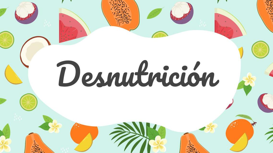 Desnutrición Victoria Udocz