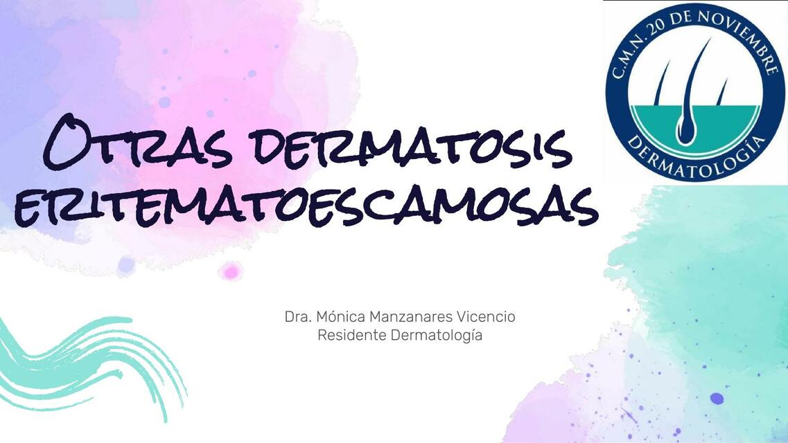 Otras Dermatosis Eritematoescamosas | Dr.Villanueva | uDocz