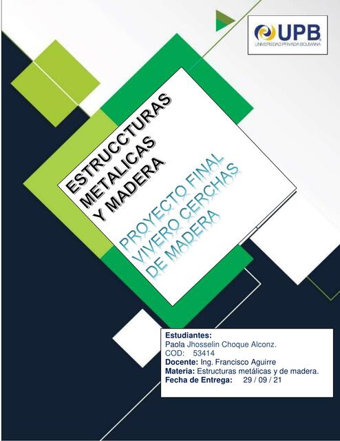 Estructuras Metálicas y Madera | Paola Jhosselin | uDocz Estructuras Metálicas y Madera | Paola Jhosselin | uDocz