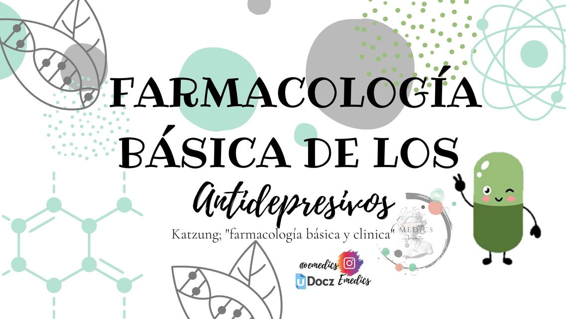 Antidepresivos | Emedics | uDocz