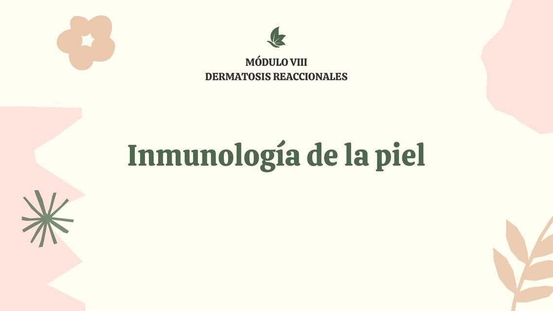 Inmunología de la piel | Sofia Jiménez | uDocz