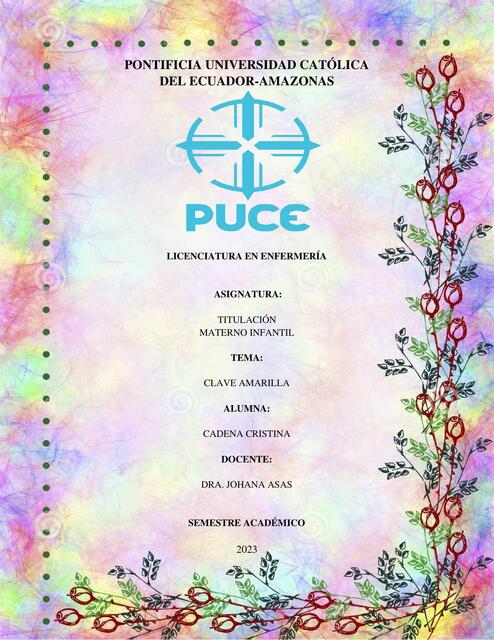 Clave amarilla | Cristina Lisseth Cadena Acosta | uDocz