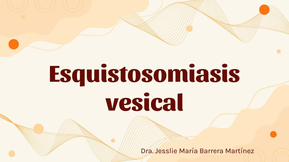 Esquistosomiasis Vesical | David Gadea | uDocz