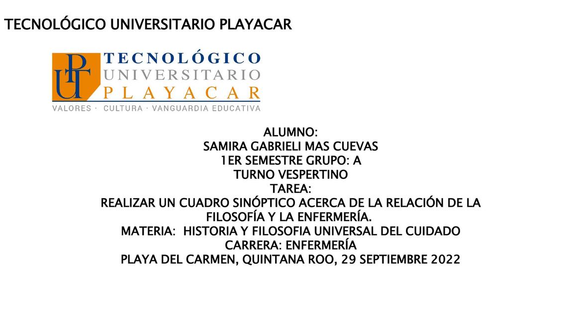 Filosofía y Enfermería | Samira Maas | uDocz