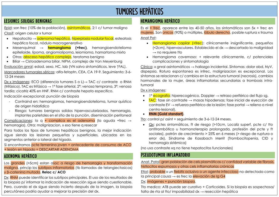 tumores hepaticos | Karine Bacellar | uDocz