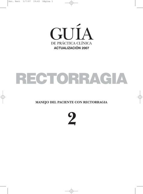 Rectorragia | Elias Calei | uDocz