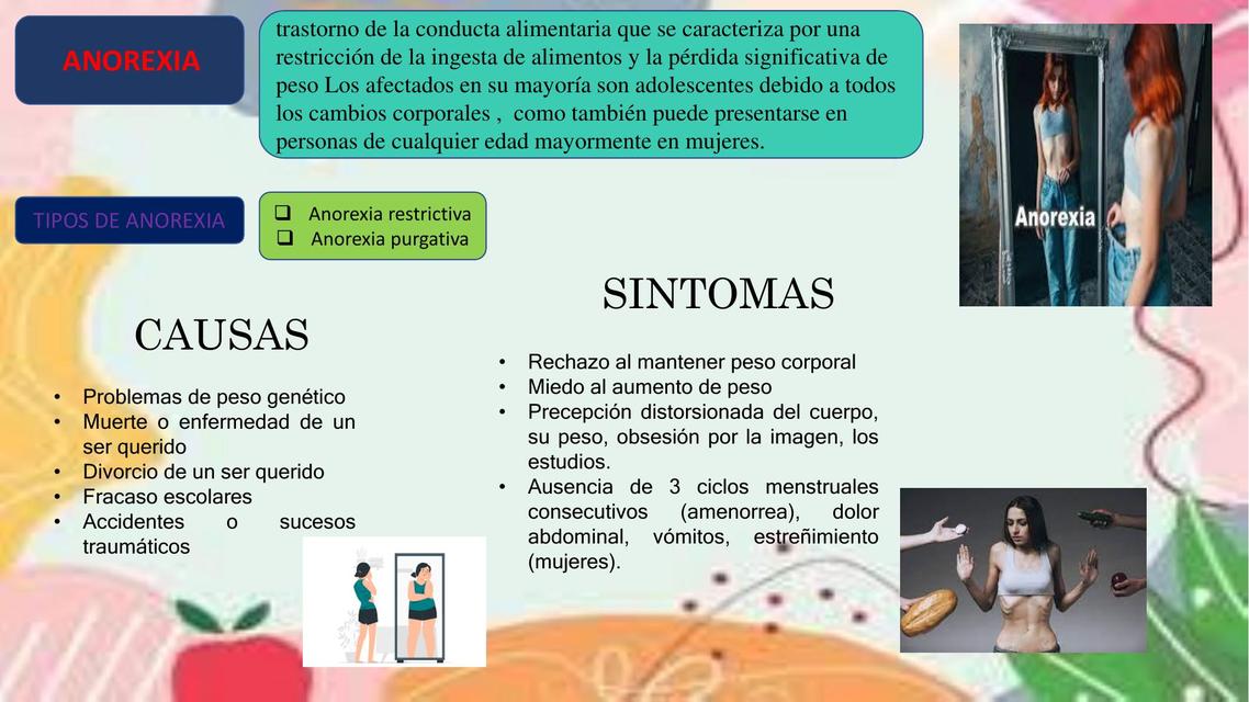 Resúmenes de Anorexia purgativa | Descarga apuntes de Anorexia purgativa