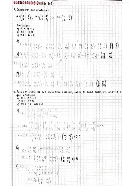 Ejercicios resueltos de matrices. Producto de matrices - inversa de una ...