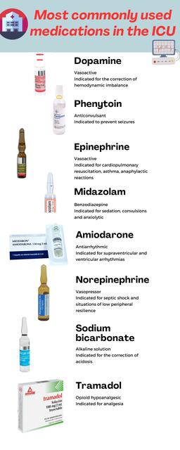Most commonly used medications in the ICU | Yenzuni Abigail Castillo ...