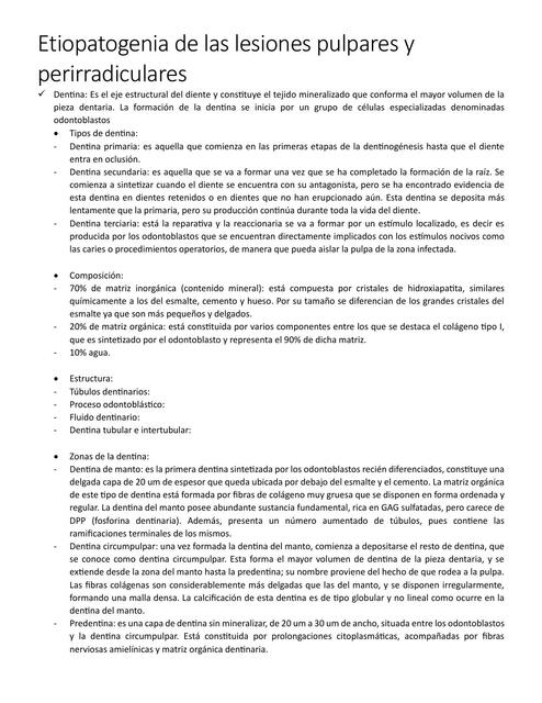Etiopatogenia de las lesiones pulpares y perirradiculares | odontología ...