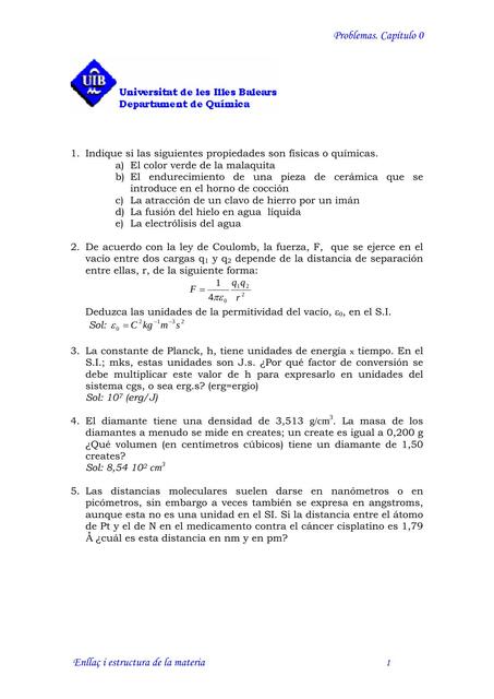 Cap0 ejercicios | Study Ingenieros | uDocz