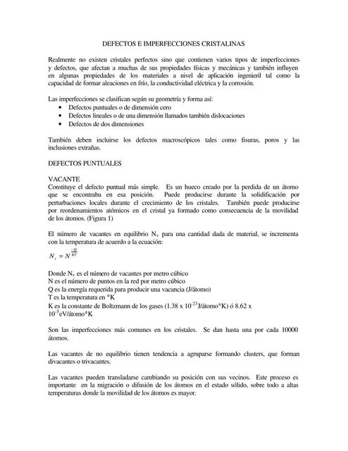 Defectos definiciones | apuntesdeingenieria | uDocz