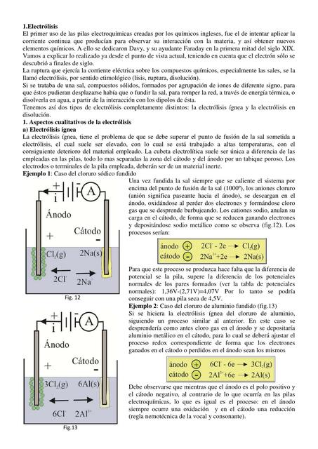Electrolisis Introducción | apuntesdeingenieria | uDocz