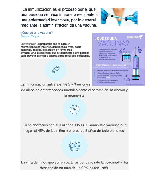 La inmunización | Lourdes Sanmartin | uDocz