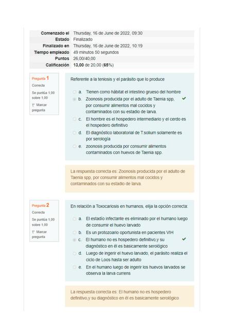 Final parasitología | Christel Valle | uDocz