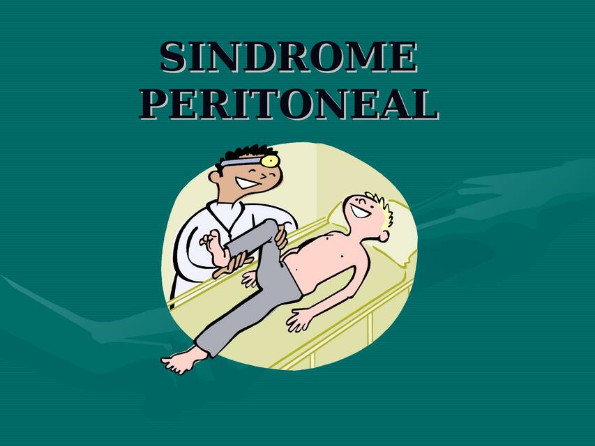 Sindrome peritoneal | Dámaris Pérez | uDocz
