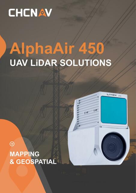 SISTEMA LIDAR ALPHAAIR 450 CHCNAV | Martin G. | uDocz