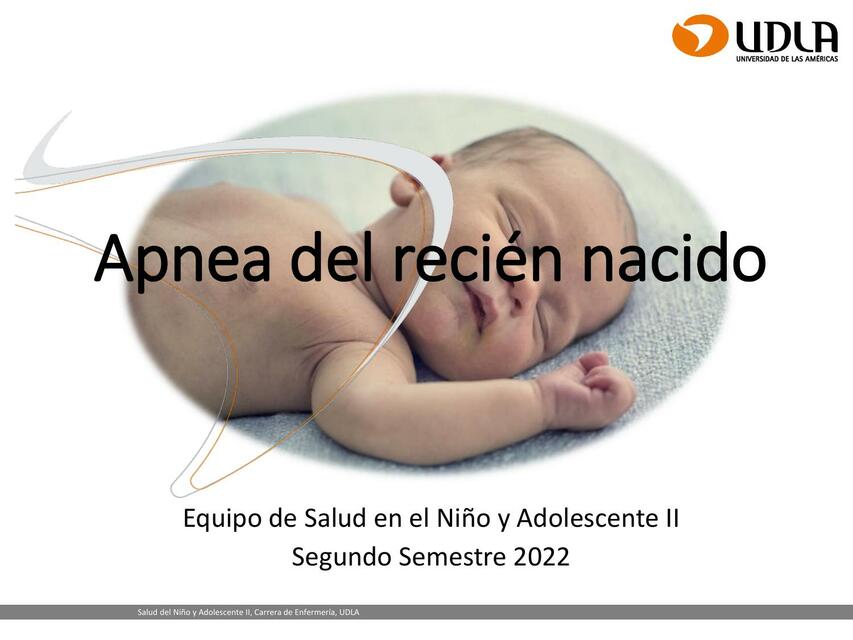 Apnea del recién nacido | Stephania | uDocz