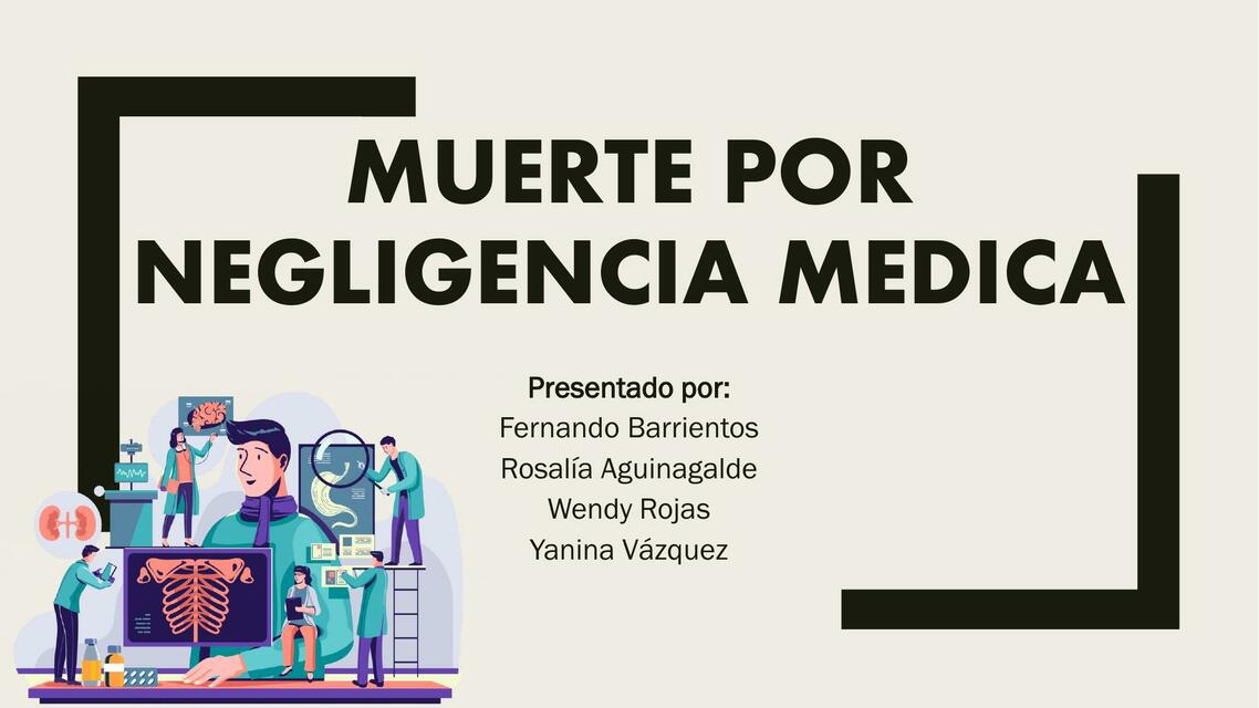 Muerte por negligencia médica | Monse Gauto | uDocz