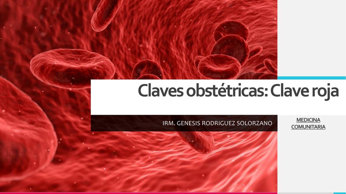 Claves obstetricas | Genesis Rodriguez Solorzano | uDocz
