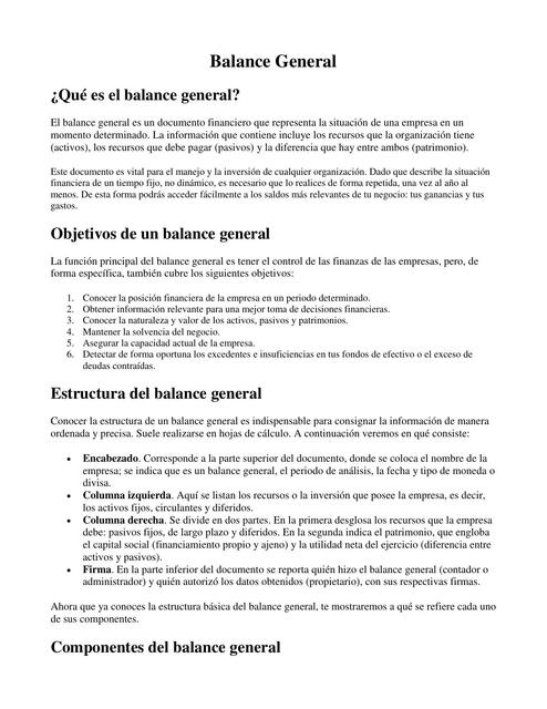 Balance General | Junior Alexander Ariza Jaspe | uDocz