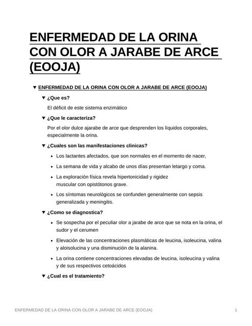 Resúmenes de Enfermedad de la orina | Descarga apuntes de Enfermedad de ...