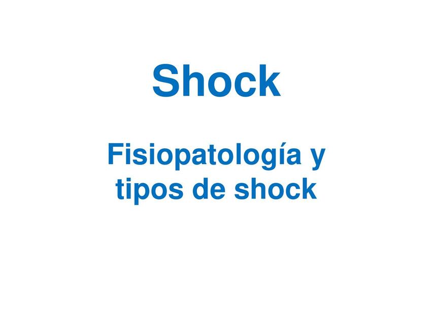 Manejo General Shock convertido | Mary De la Hoz | uDocz