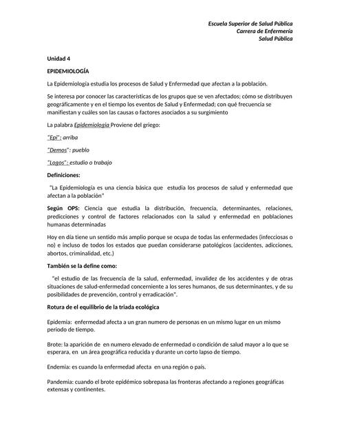 Epidemiologia Bioestadistica Demografia | Jessica Zaleski | uDocz