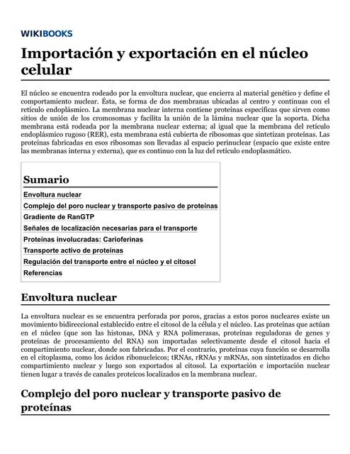 Importación y exportación de moléculas. | Aprende Todo de Medicina | uDocz