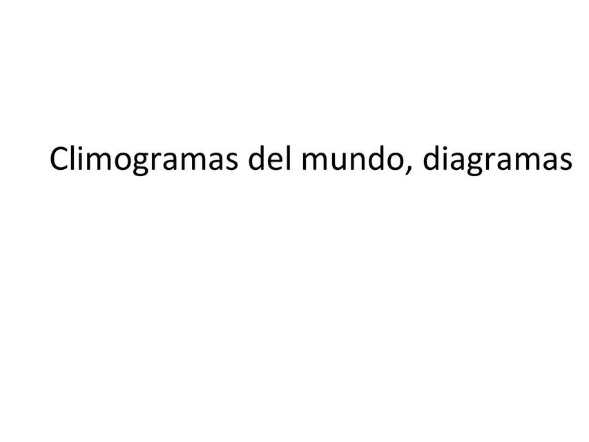 Climogramas del mundo, diagramas | Historia mundial y geografía | uDocz