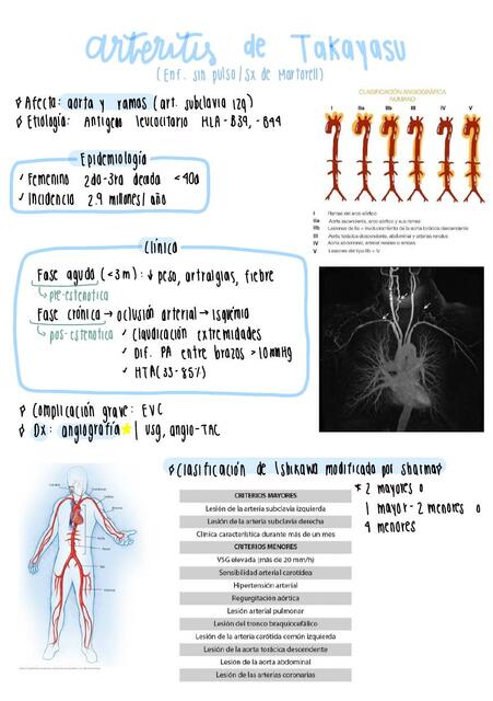 Arteritis de Takayasu | Josefa (@jomedstudent) | uDocz