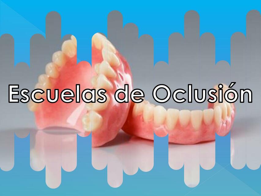 Escuelas De Oclusión | Michelle Pedroza | uDocz