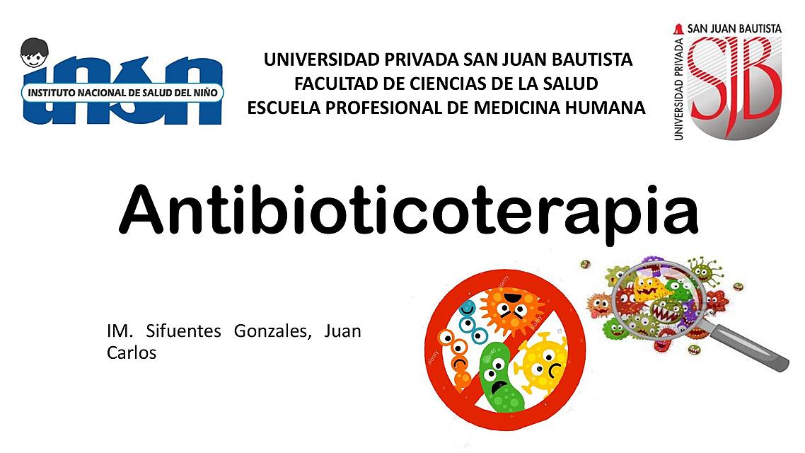 Antibioticoterapia pediatria | JUAN SIFUENTES | uDocz
