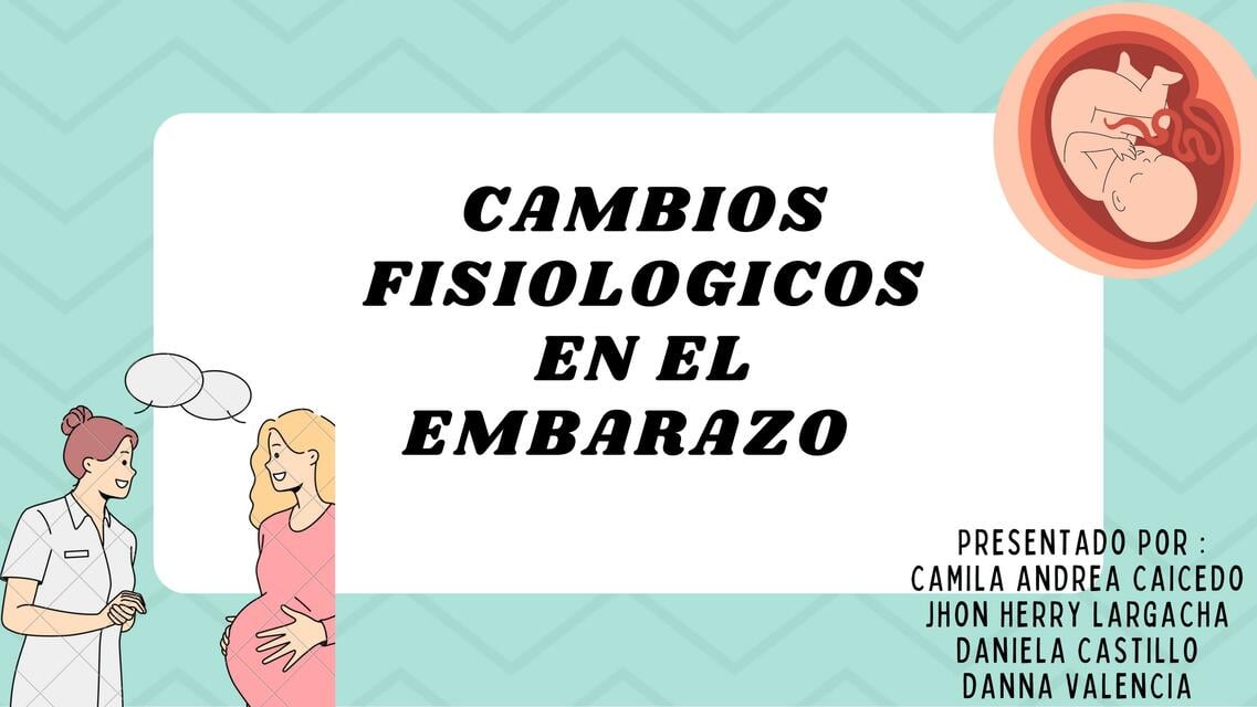 Cambios Fisiológicos en el Embarazo | Camila Caicedo | uDocz