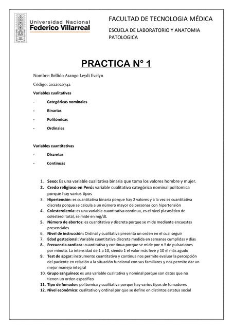 PRACTICA N 1 | Evelyn Leydi | uDocz