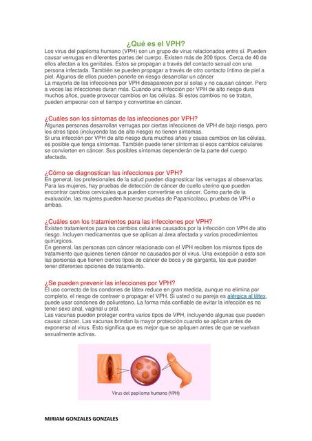El VPH | Míriam González | uDocz