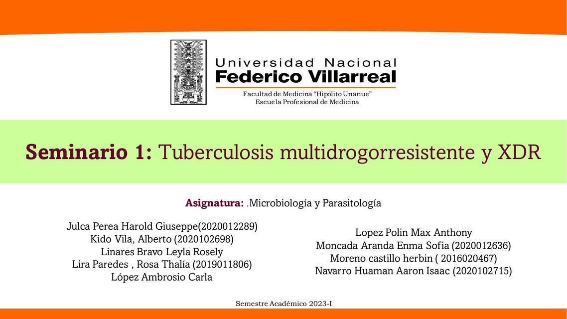 Tuberculosis multidrogo resistente | maxi lopez | uDocz