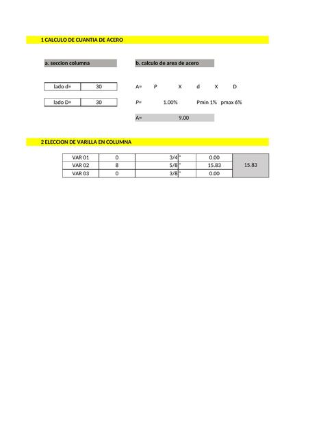 Cálculo de Acero en Columna | Oscar Malaga | uDocz
