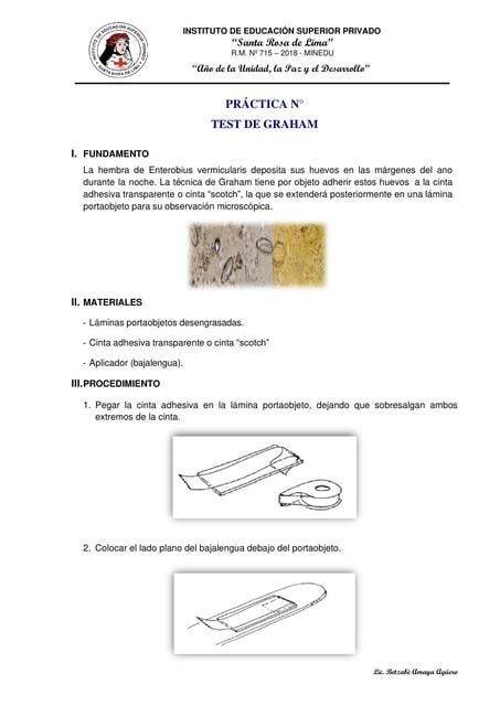 Test de Graham | Jossy Cavero | uDocz