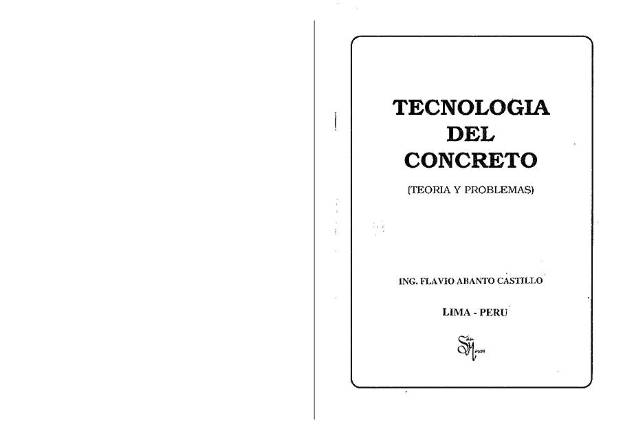 LIBRO DE TECNOLOGIA DEL CONCRETO | ALEX DANIEL CHOCOS ESPINOZA | uDocz