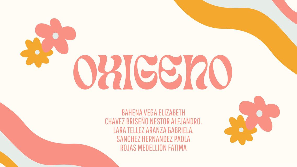 Oxígeno | Fernanda Salazar | uDocz