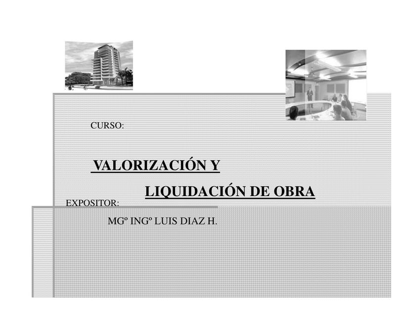 Modelos de valorización de obras | uDocz