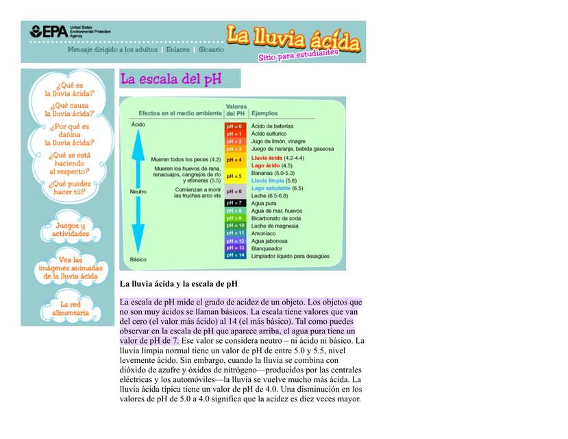 La escala del PH | Aprende Todo de Medicina | uDocz