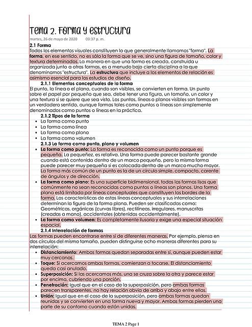 Tema 2. Forma y estructura (Contexto y métodos del diseño)
