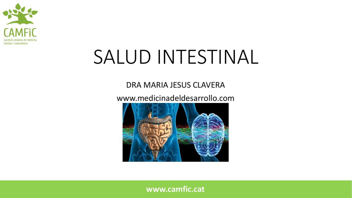 Salud intestinal | Enfermería | uDocz