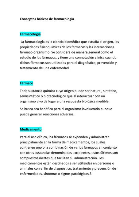 Farmacología | uDocz