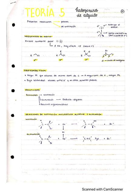 Halogenuros de Alquilo | uDocz