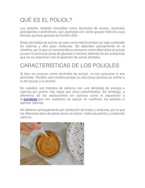 Qué es Poliol? | Aprende Todo de Medicina | uDocz